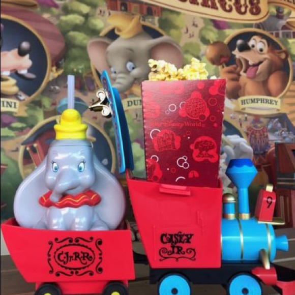Disney | Accessories | Casey Jr Train Popcorn Bucket Dumbo Sipper ...